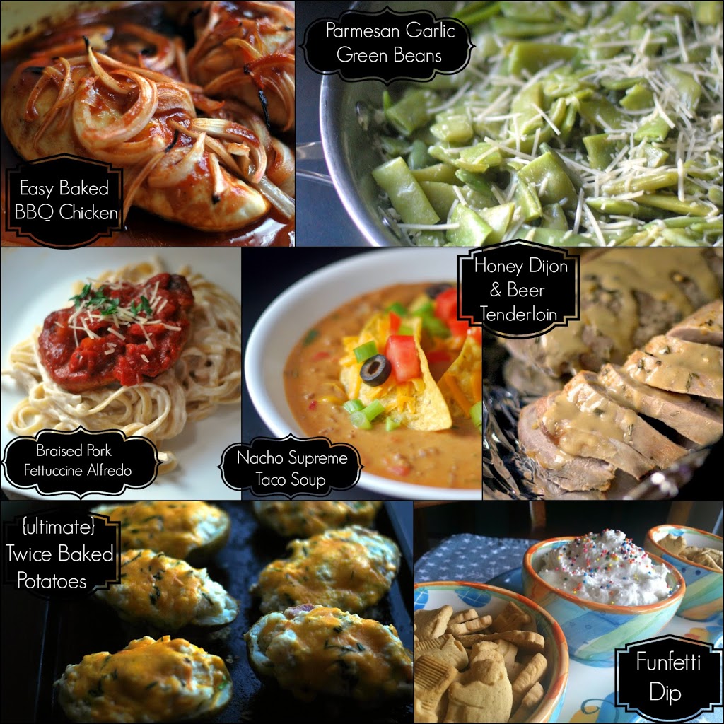 Meal Planning Inspiration For The Week: 10-13-14 – Aunt Bee's Recipes