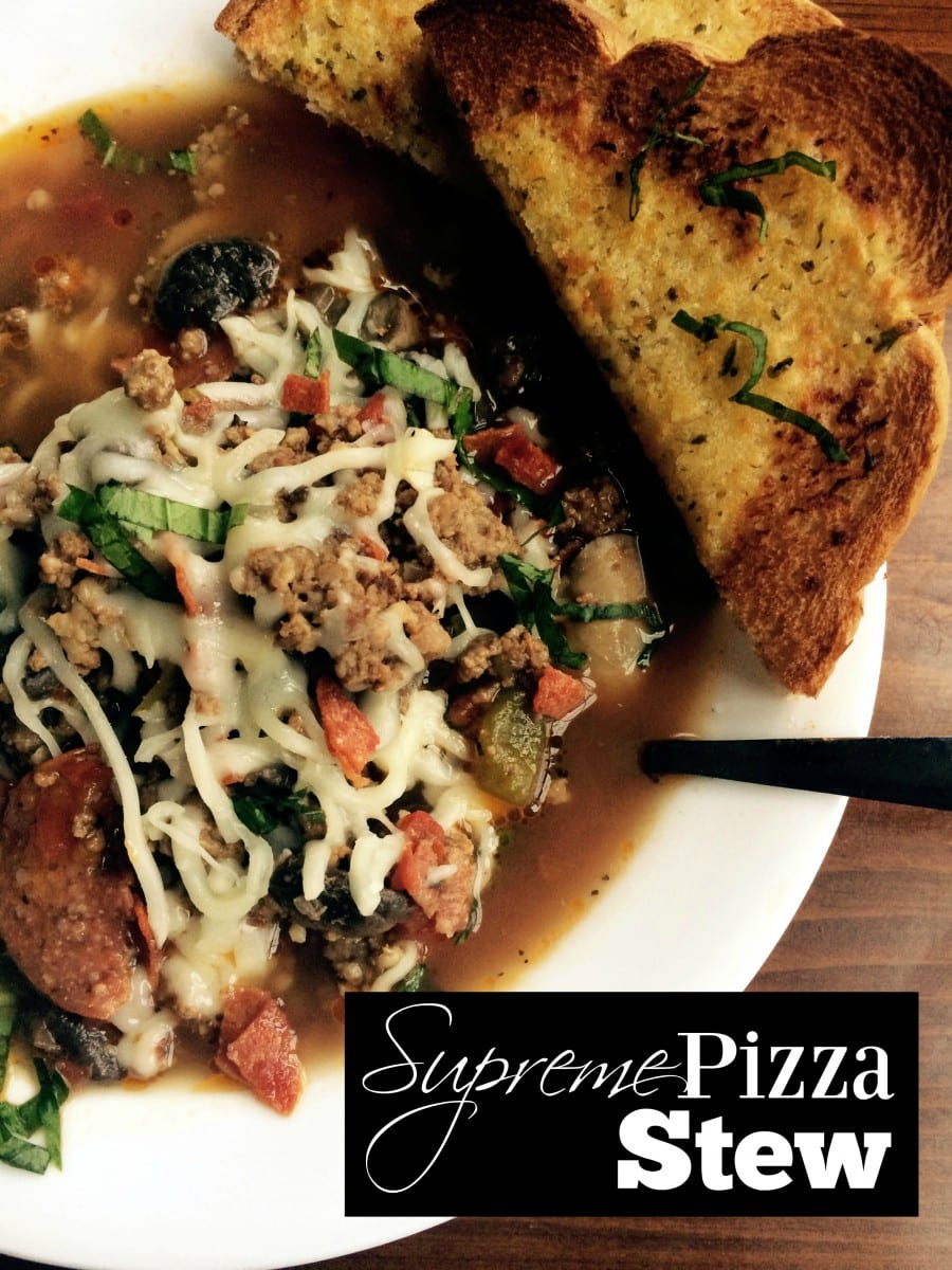 Supreme Pizza Stew - Aunt Bee's Recipes