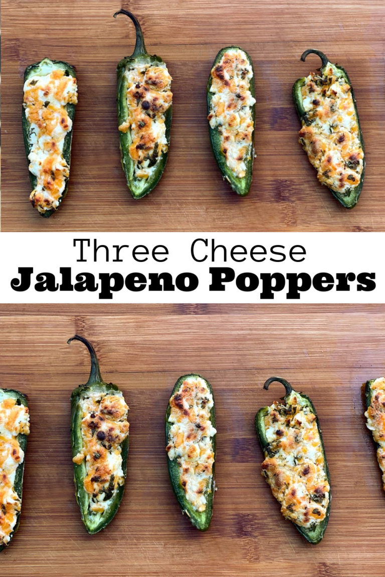Three Cheese Jalapeno Poppers - Aunt Bee's Recipes